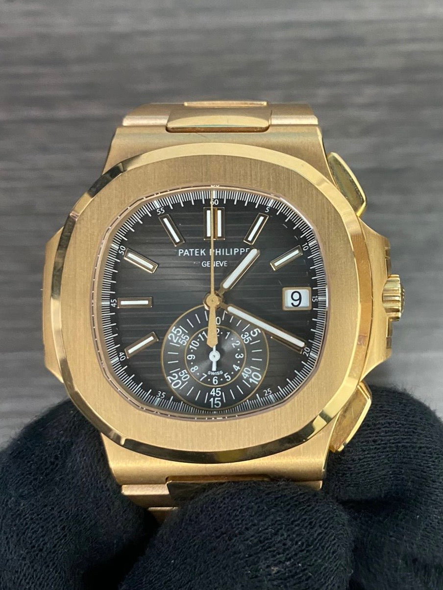 Patek Philippe 5980/1R Rose Gold Chronograph Nautilus – Watches ...